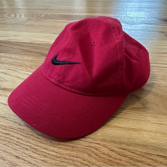 Nike | Accessories | Nike Toddler Red Baseball Cap 0 Cotton Adjustable ...